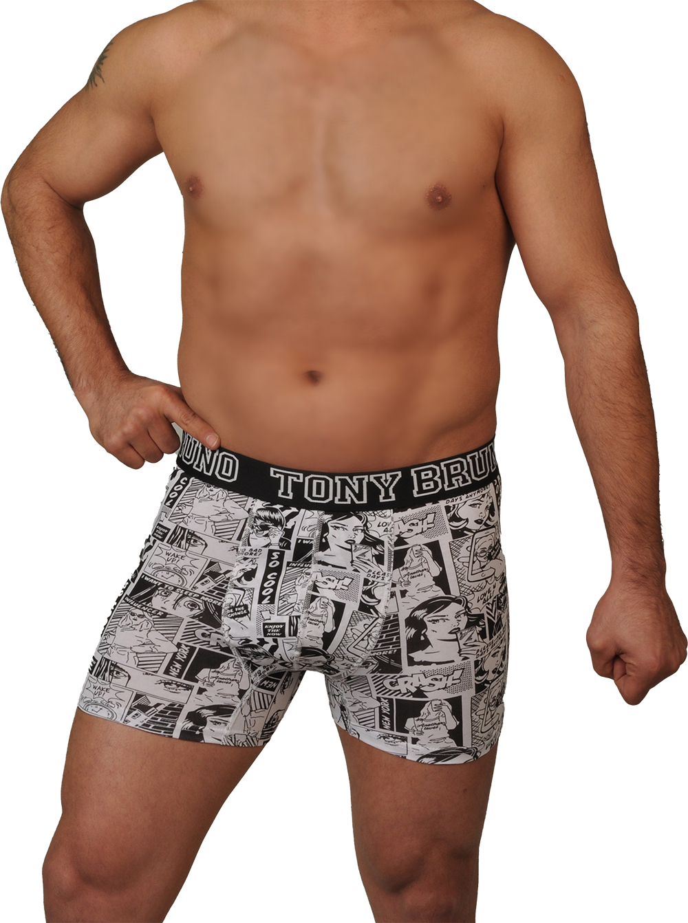 Tony Bruno 4'lü Erkek Premium Desenli Boxer (Paket 1) - Tony Bruno