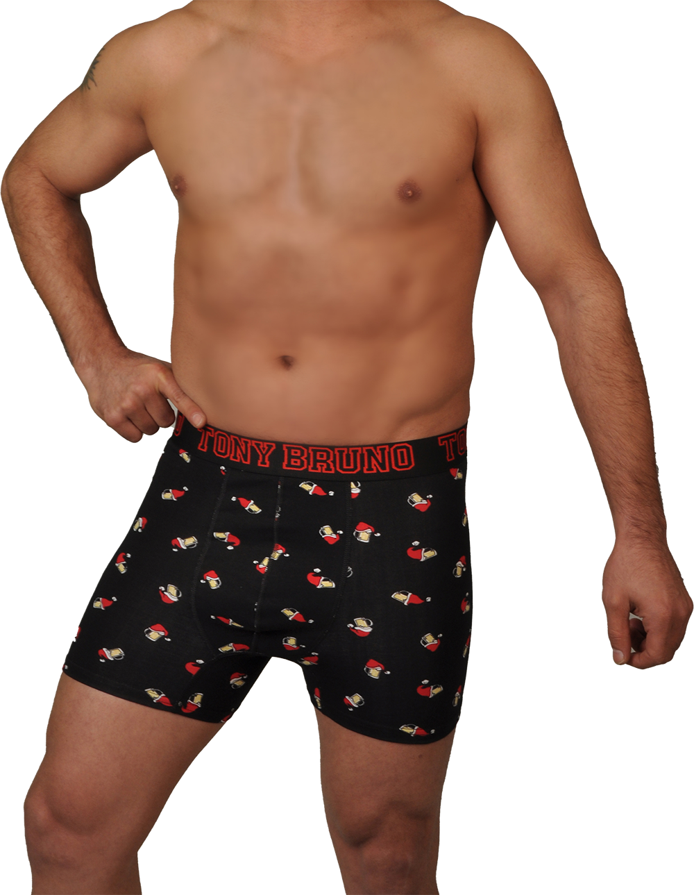 Tony Bruno 4'lü Erkek Premium Desenli Boxer (Paket 1) - Tony Bruno